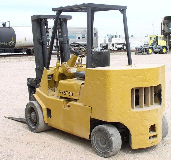 Used 12,000 lb. Hyster Model S120XLS Forklift; Hard Tires; Diesel f...