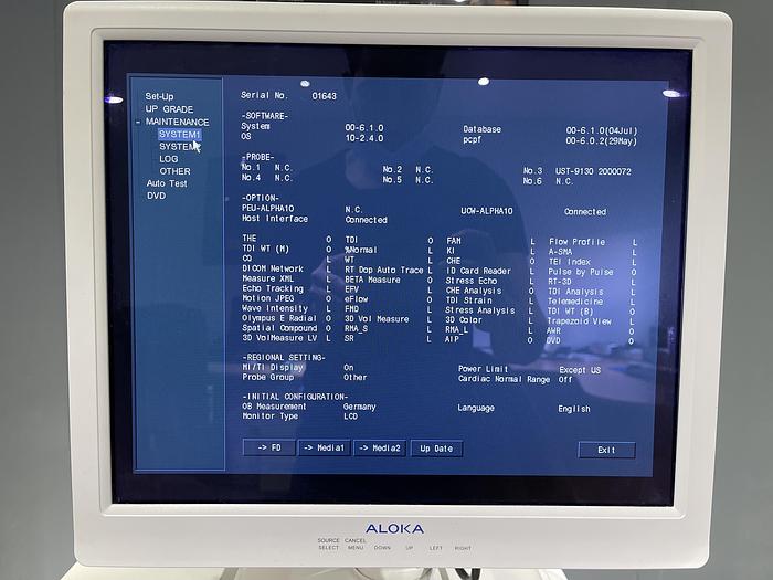 Aloka Ultraschallgerät SSD α10