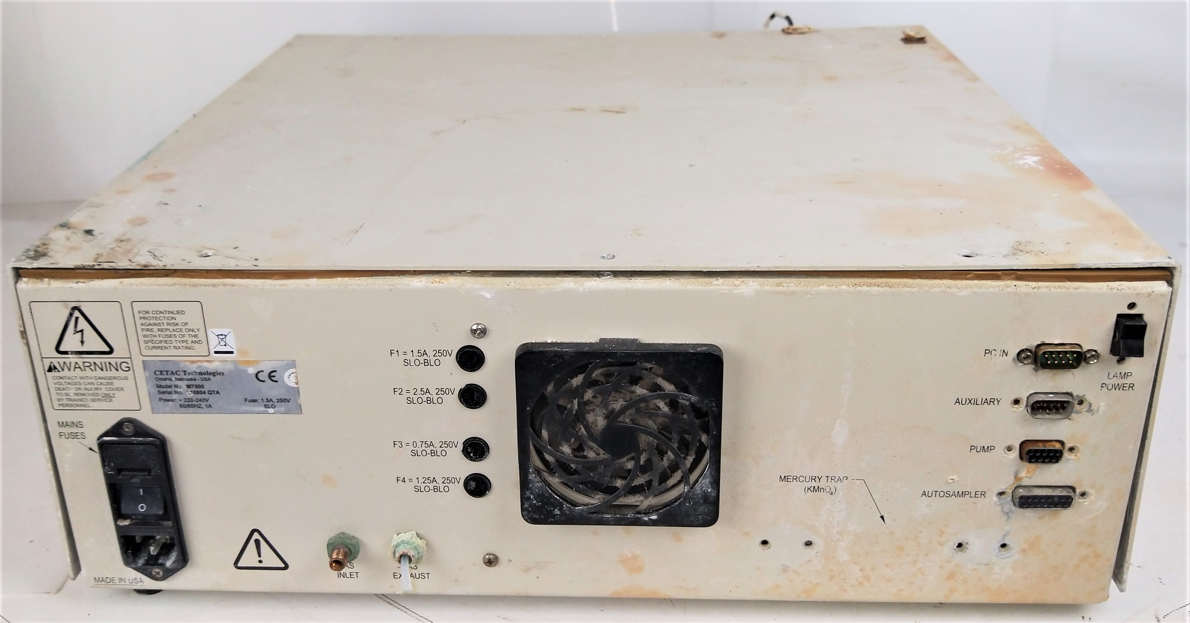 AS CETAC QuickTrace M-7500汞分析仪在Chemistry RG Consultant Inc出售 - bob手机版 ...