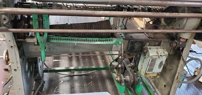 55" BECK ROTARY KNIFE SHEETER W/ OUTPUT BELT CONVEYOR 7.5 HP