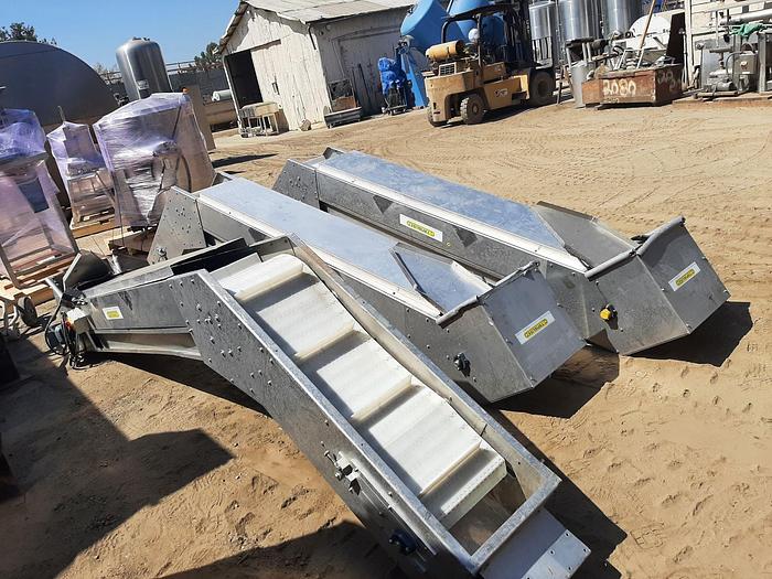 Used Conveyor, Belt, 14" x 10', Inclined, Aluminum, Z-Frame #S744767 ...