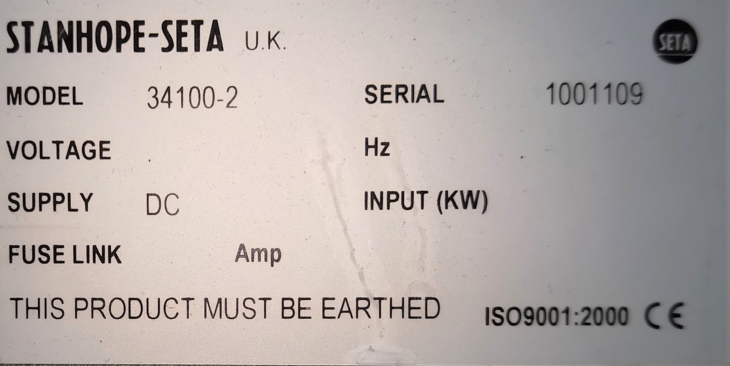 使用的Stanhope-Steta Multiflash 34000-0闪点测试仪在Chemistry RG Consultant Inc出售 ...