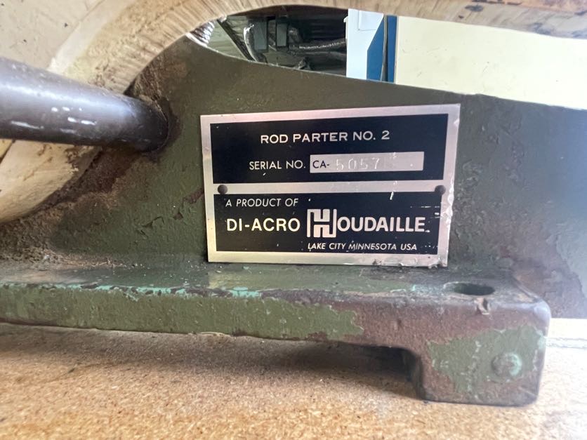 Used Di Acro #2 Rod Parter #7028 #2 for Sale in Pomona, California