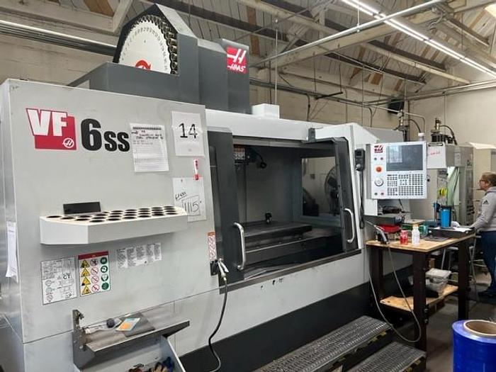 Used Sold 2019 Haas VF-6SS High Speed Vertical Machining Center #6950 ...