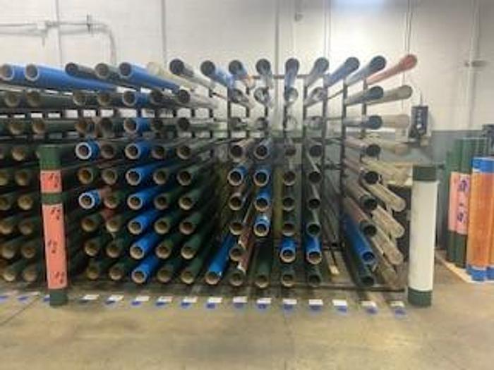 Used Flexographic sleeve storage racks for Sale at Mark One Machinery