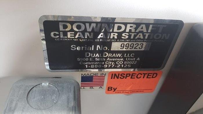 Used Dualdraw Down Draft Clean Air Stations (fume & particulate...
