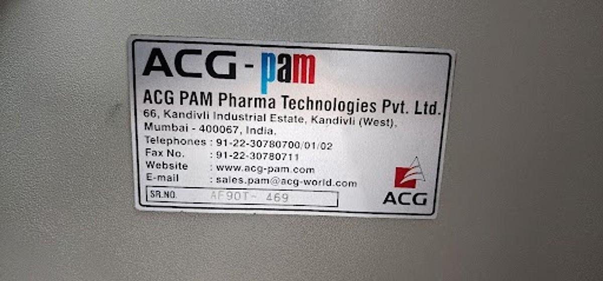 Used ACG PAM Pharma Technologies - AF-90T (Encapsulation Machine) for Sale at Star Industries