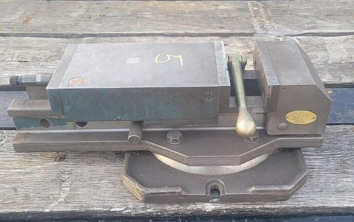 Used Hilma 6 1/4'' Wide Jaw Machining Vise 3024-012 & Handle for Sale ...