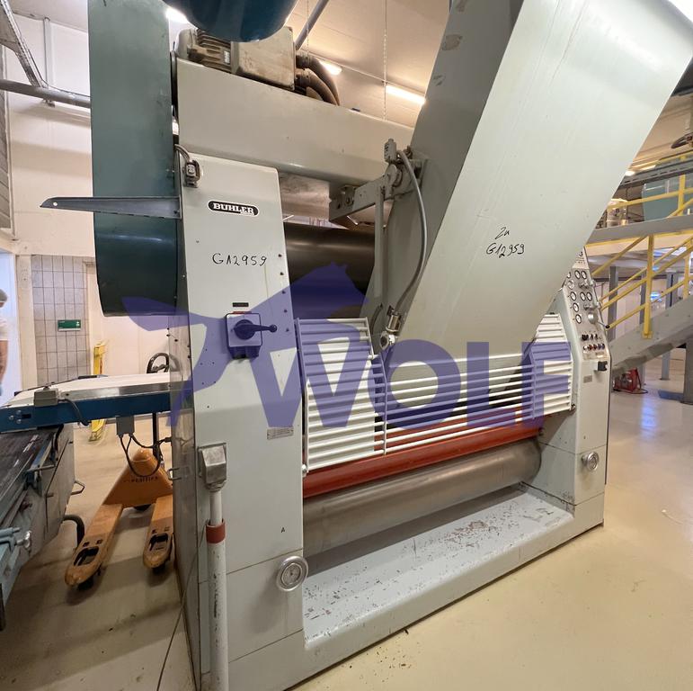 Used 5-roll refiner BÜHLER - type SFL 1800, 1800 mm roll width. for ...