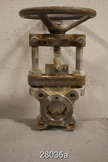 Used Keystone 2" Hand Operated Knife Gate Valve #28035 for Sale at Can ...