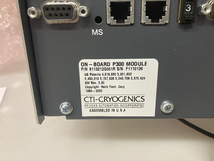 Used CTI-CRYOGENICS 8113212G001 CRYO PUMP CONTROLLER for Sale at Ta...