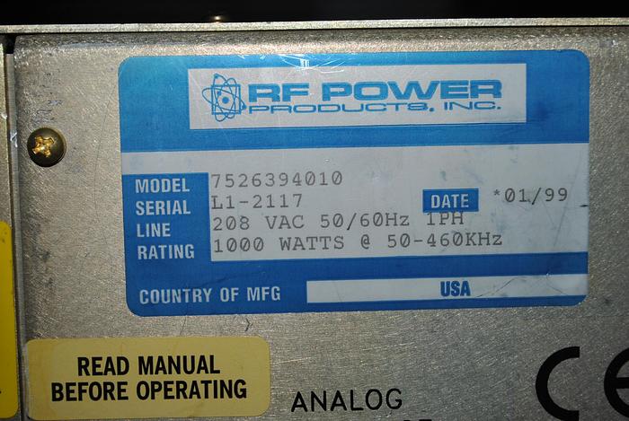 Used MARCH AP 1000 Plasma Cleaner Series C for Sale at Tara Semicon...