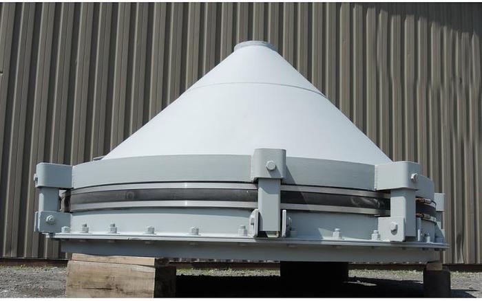 Used USED VIBRATING CONE/BIN ACTIVATOR, 8' DIAMETER, CARBON STEEL for ...