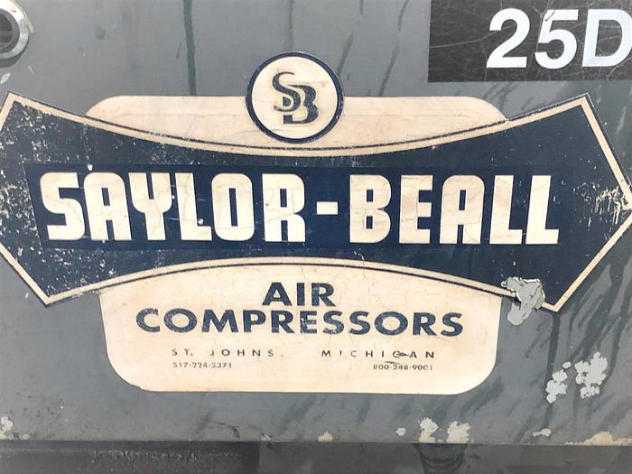 Used 1999 Saylor-Beall 25DR Screw Type Air Compressor for Sale in ...