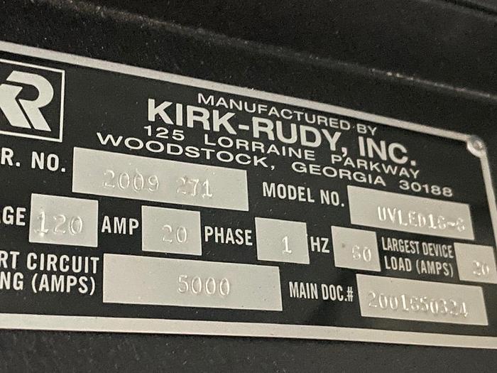 Used 2009 Kirk Rudy 271 UVLED 16-6 for Sale at Pressroom Solutions