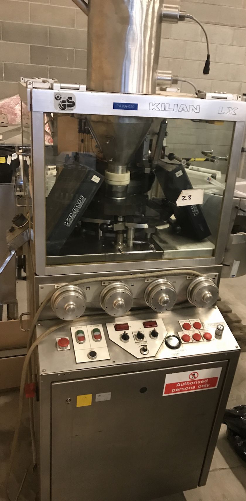 Used KILIAN – Tablet Press – LX21 for Sale at MLTC-Europe