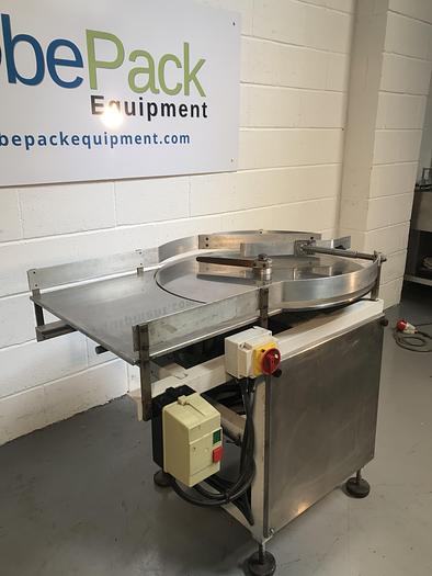Used Sold 760mm Diameter Rotary Infeed Table at GlobePack Equipment