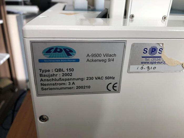 Used TB-Ploner tbp QBL-150 Flat and Notch Aligner for Sale at Tara ...