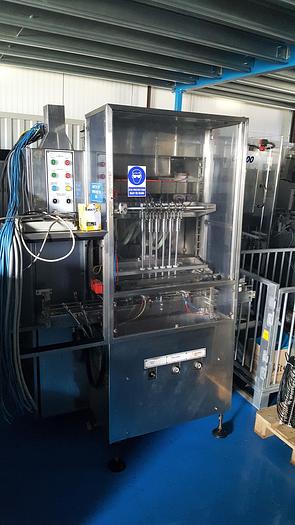 Used Sold Masterfil 6 Head Liquid Filler at GlobePack Equipment