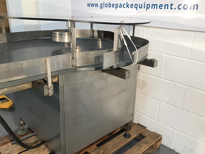 Used Sold 1160mm Diameter Rotary Infeed Table at GlobePack Equipment