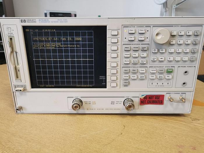 Used HP 8753ES S-Parameter Network Analyzer for Sale at Tara Semico...