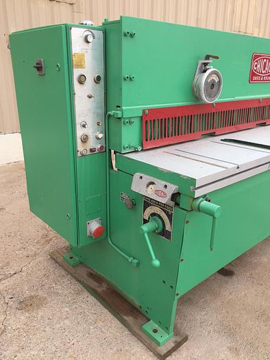 Used 6 ft x 10 Ga. Chicago / D & K Hyd. Shear for Sale in Casa ...