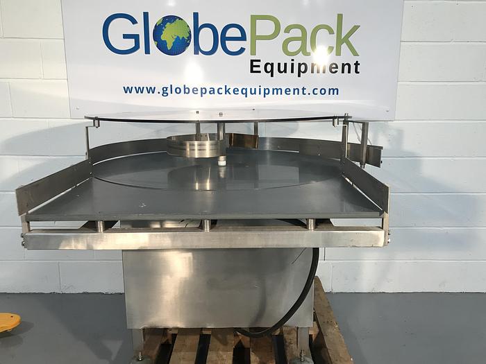Used Sold 1160mm Diameter Rotary Infeed Table at GlobePack Equipment