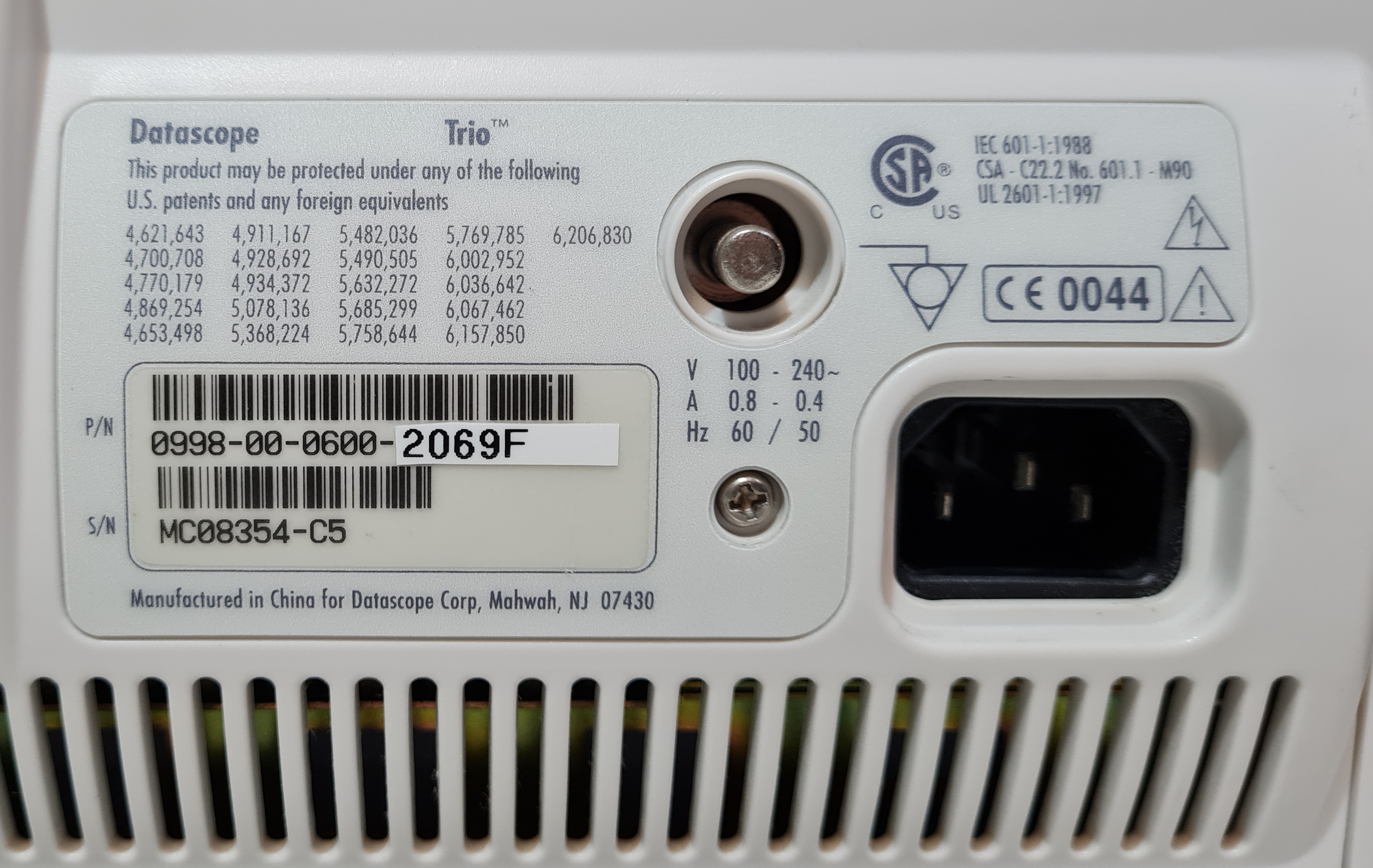 Gebraucht Sold Datascope Trio Patientenmonitor mit Zubehör at Ultra ...