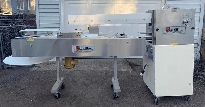 Used EXCALIBUR Automatic Bagel Divider EAD-100 and Former EXF-300S ...