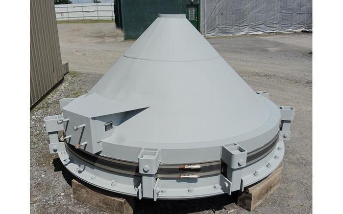 Used USED VIBRATING CONE/BIN ACTIVATOR, 8' DIAMETER, CARBON STEEL for ...