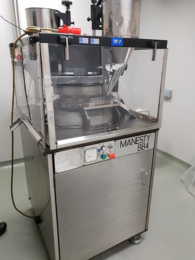 Used Manesty BB4 Tablet Press for Sale in Worminghall, United Kingdom