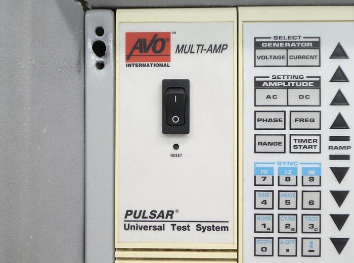 Used AVO Multi-Amp 10E373N-1/60 PULSAR Universal Test System Power ...