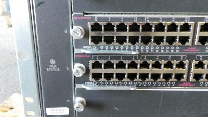 Used Cisco WS-C4510R-E Cisco CATALYST, WS-C4510R-E / 10 Slot Ports ...