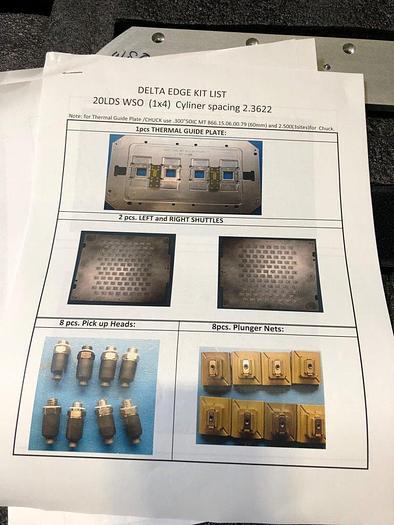 Used Delta Edge DE8000 20lds SOIC .300 WSO Test Handler Change Kit ...