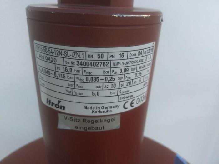 Neu Gasdruckregelgerät, Gasdruckregler RR16-50-54-12N-SL-IZN.1, Itr...