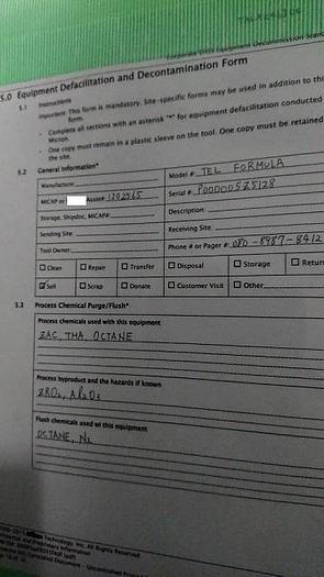 Used TEL FORMULA ALD HIGH-K 3 Sets for sale for Sale at Tara Semico...