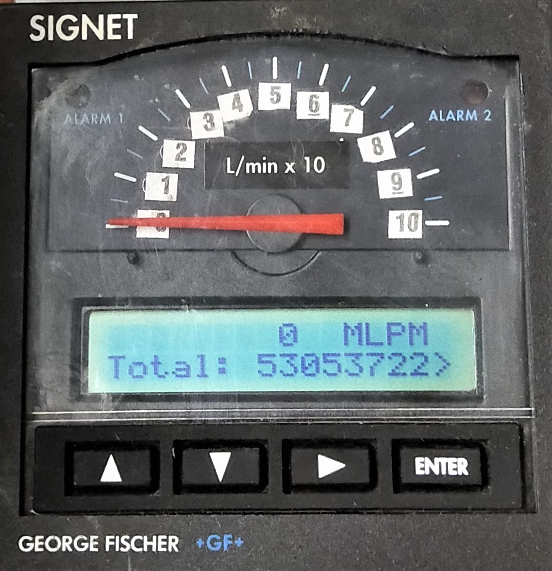 Used GF Signet 3-5500 Flow Monitor for Sale at Chemistry RG Consultant Inc