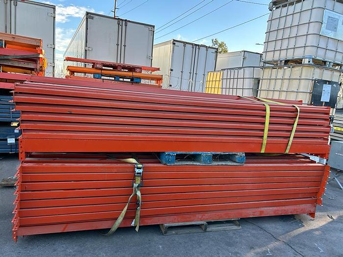 Used 12' X 4" TEARDROP PALLET RACKING BEAMS !! for Sale at...