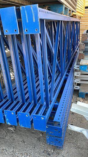 Used 20 FT BY 42 IN BLUE TEARDROP UPRIGHTS ! for Sale at M&L In...