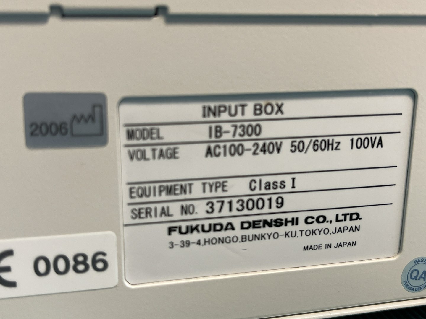 Gebraucht Sold Fukuda Denshi Patientenmonitor Dynascope DS-7300 mit HS ...