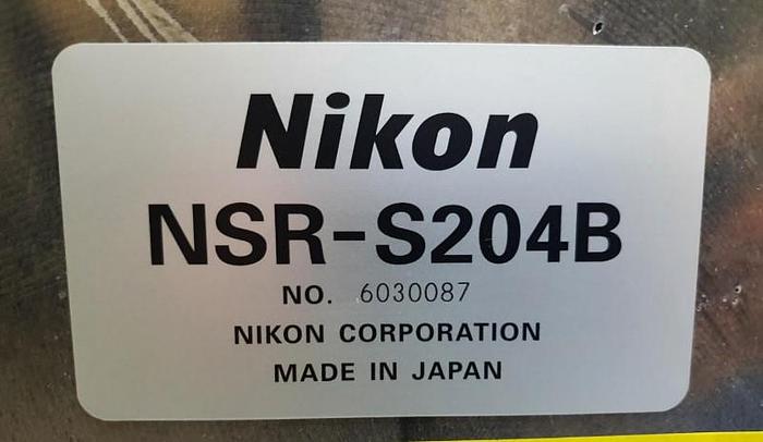 Used 1999 Nikon S-204B for Sale at Tara Semiconductor Technology