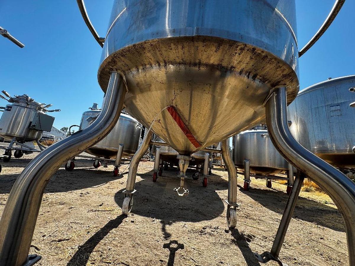 Used Tank, 98 Gallon (370 Liter), Jacketed, Stainless Steel, Mueller ...