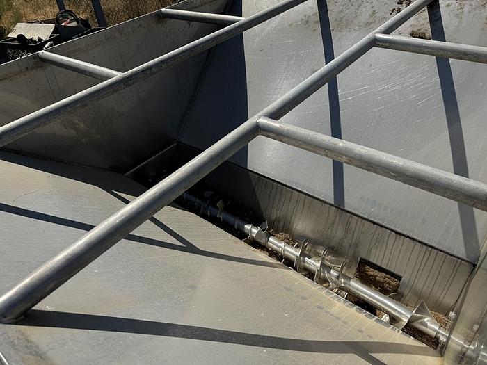 Used Hopper, 50 CF, Stainless Steel, Auger Discharge, #5990981 for Sale ...