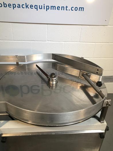 Used Sold 760mm Diameter Rotary Infeed Table at GlobePack Equipment