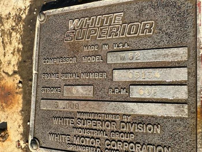 Used White Superior W-62 6" Compressor Frame S/N: 65134 for Sale at ...