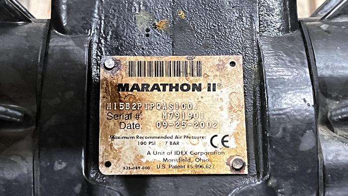 Used 2" Marathon II- Poly Body for Sale at Used Plating Equipment.com