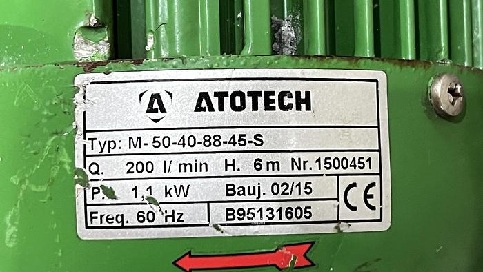 Used Atotech/Emod- Stainless Steel Pump for Sale at Used Plating ...