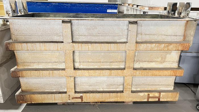 Used 86" Long x 43" Deep Tank Group for Sale at Used Plating Equipment.com