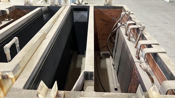 Used 86" Long x 43" Deep Tank Group for Sale at Used Plating Equipment.com