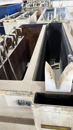 Used 86" Long x 43" Deep Tank Group for Sale at Used Plating Equipment.com